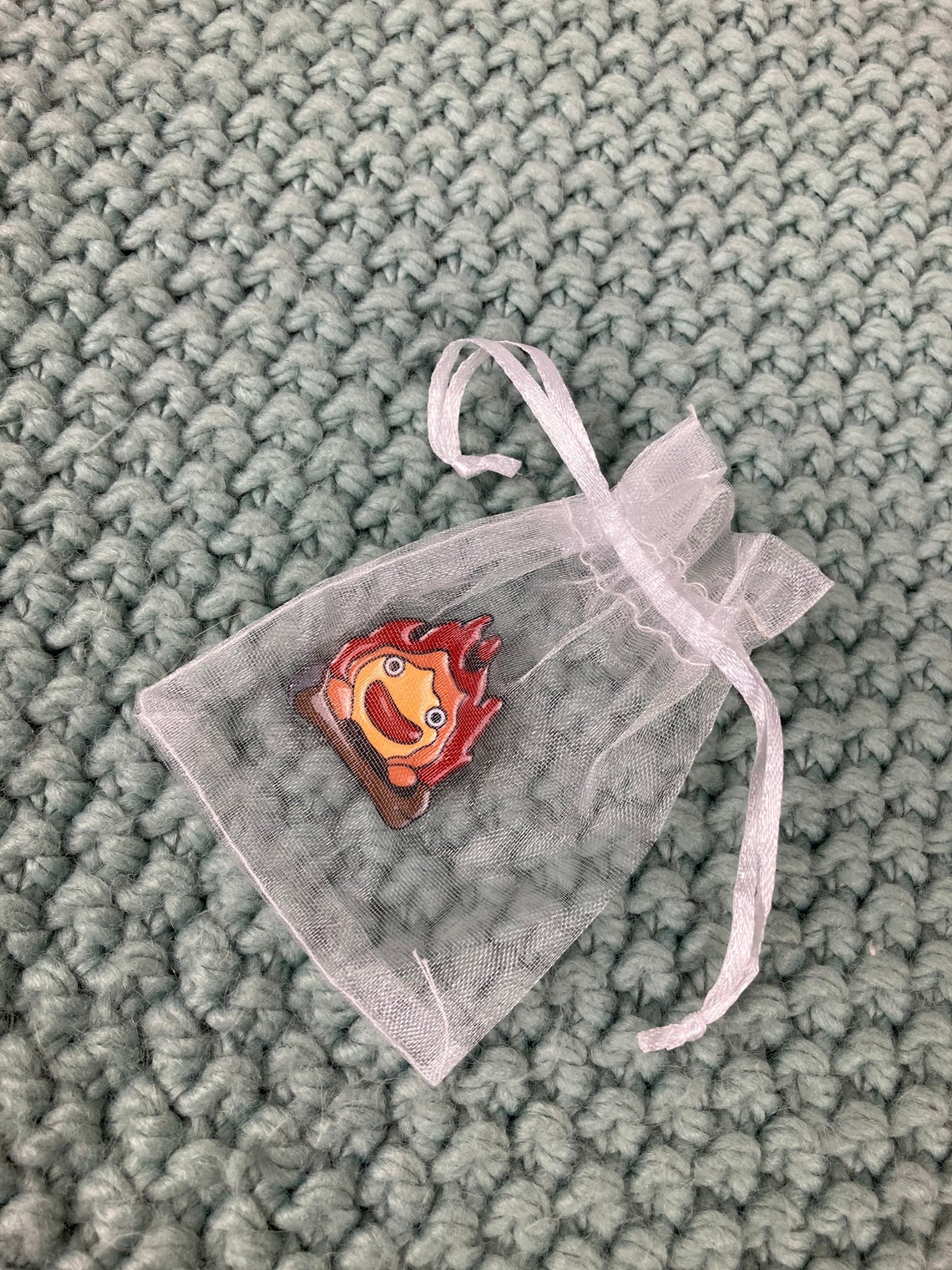 Howls Moving Castle calcifer Enamel Pin Badge Studio - Etsy