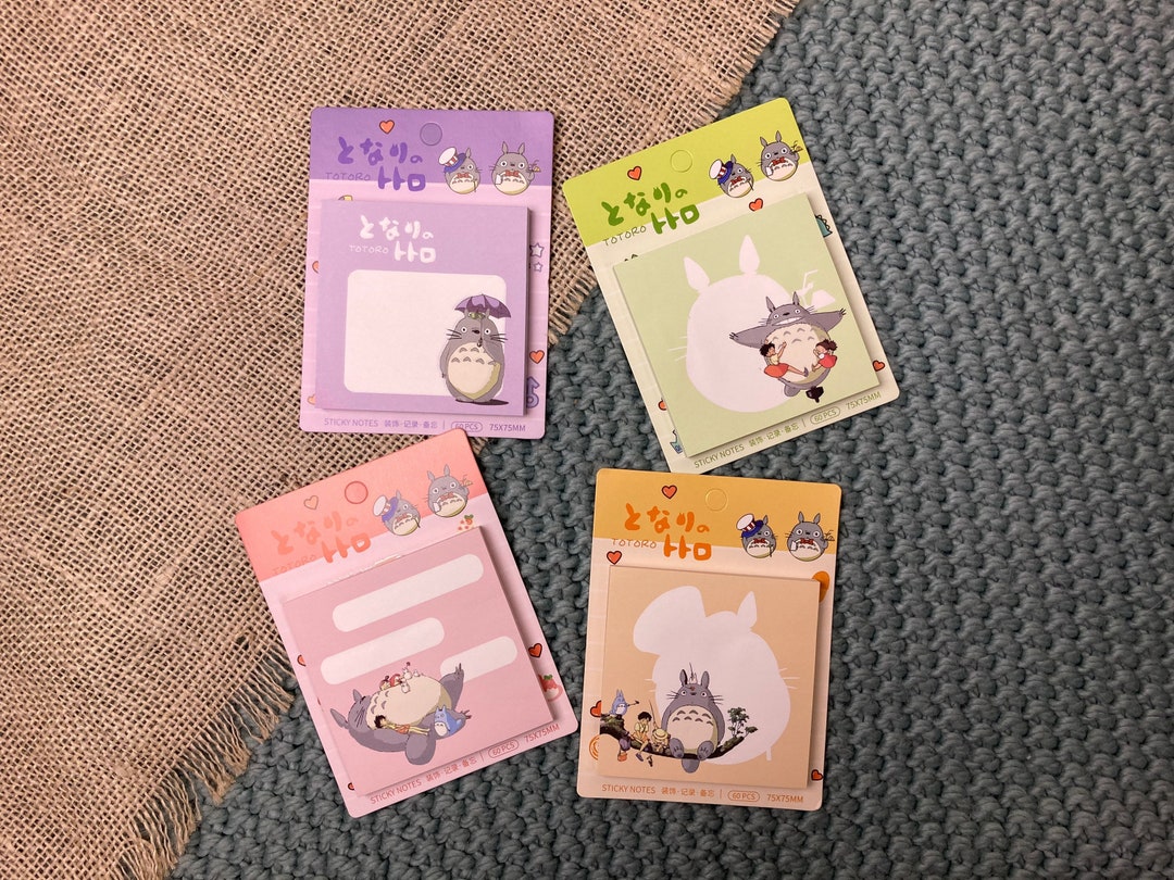 My Neighbour Totoro Memo Pads - Studio Ghibli Sticky Notes - Totoro ...