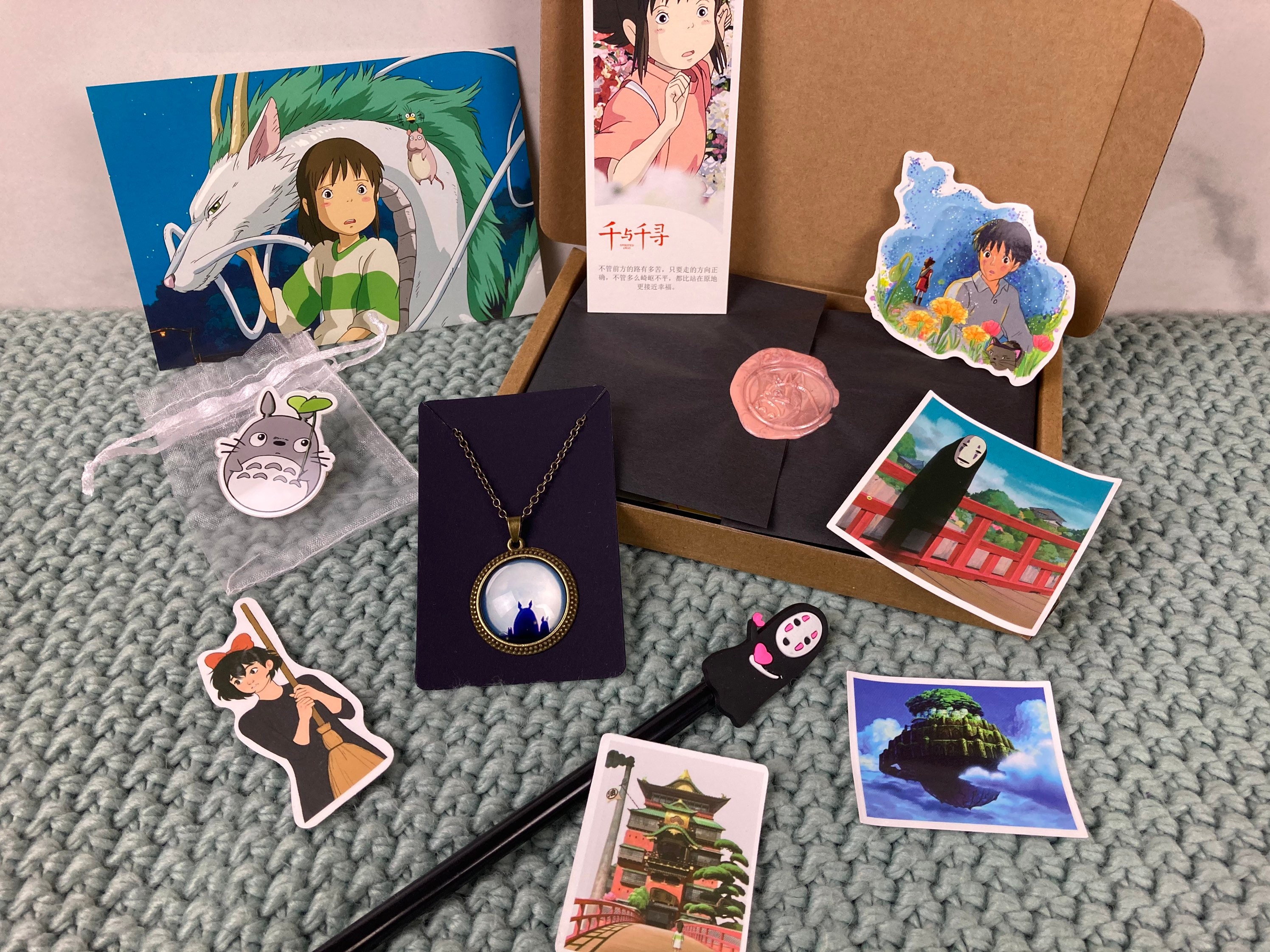 Studio Ghibli Necklace Gift Box | Etsy UK
