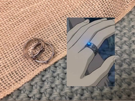 Howls Moving Castle Blue Ring Studio Ghibli Howl Jenkins - Etsy UK