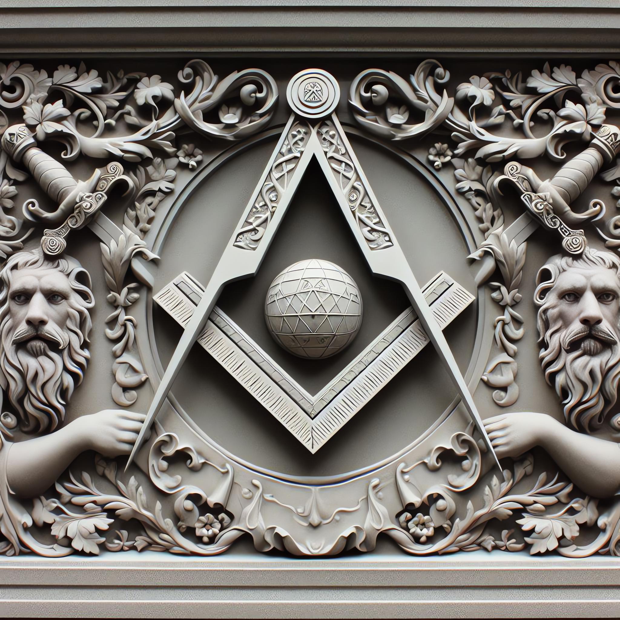 Masonic CNC STL File Digital Download Freemason Masonic Art 3d ...
