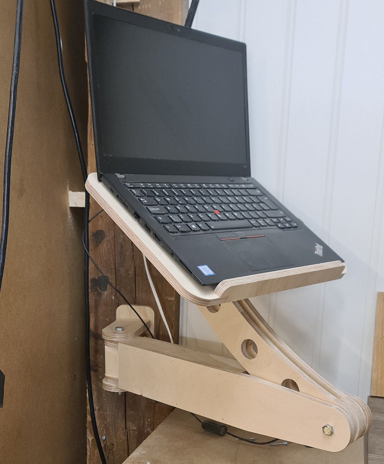 Laptop Wall Mount Digital Cut File for Cnc Machine, Articulate Arm ...