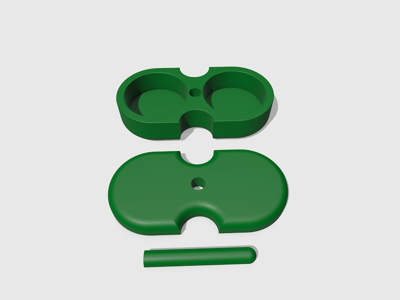 CNC Salt Pepper Box With Pivoting Lid, Downloadable ,dxf, STL ,crvt3d ...