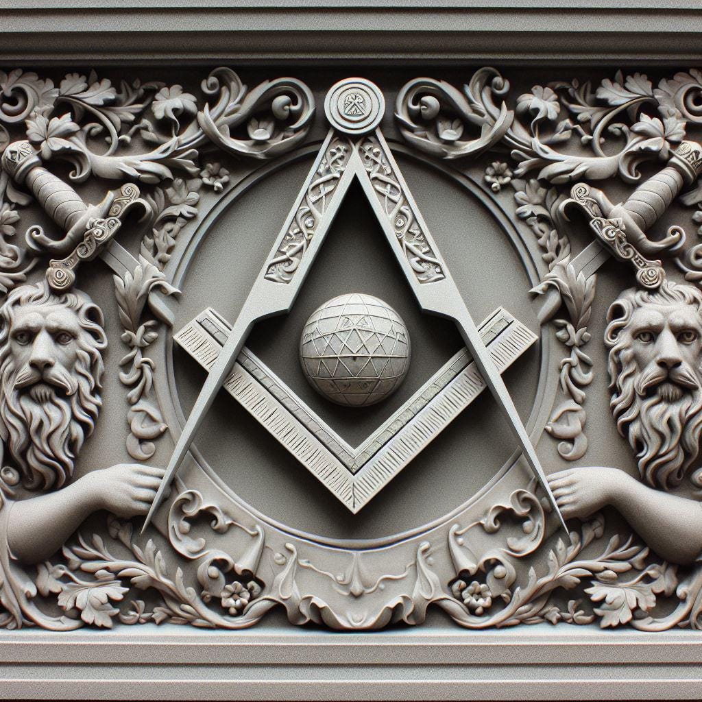 Masonic CNC STL File Digital Download Freemason Masonic Art 3d ...