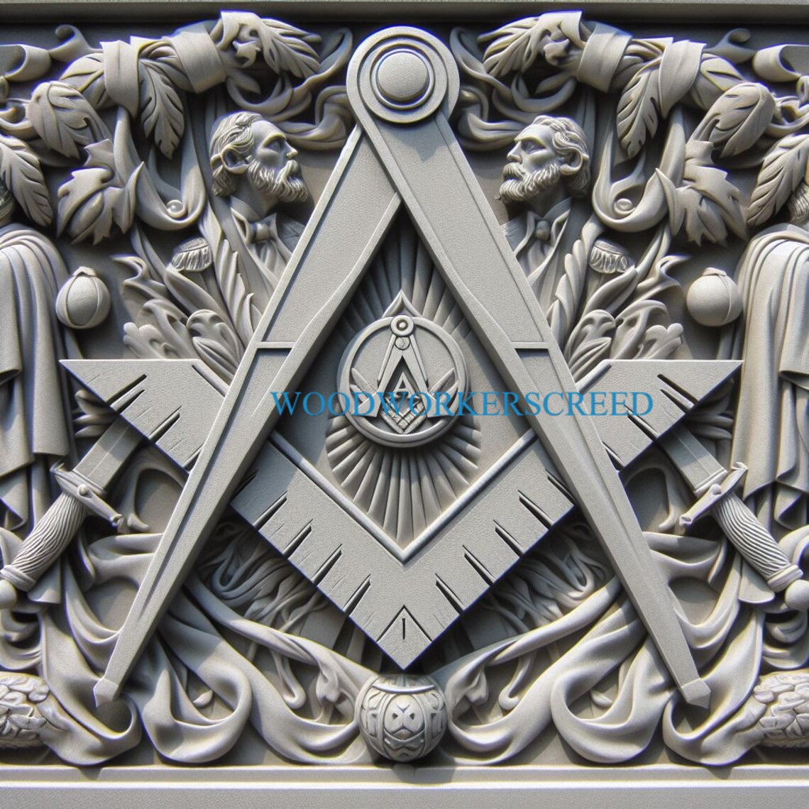 Masonic 3D Illusion, Laser Engraving PNG File (digital Download) - Etsy