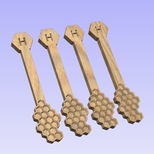 Honey Dipper Digital File Cnc Cut File ,DXF,EPS;PDF ,vectric Aspire and ...