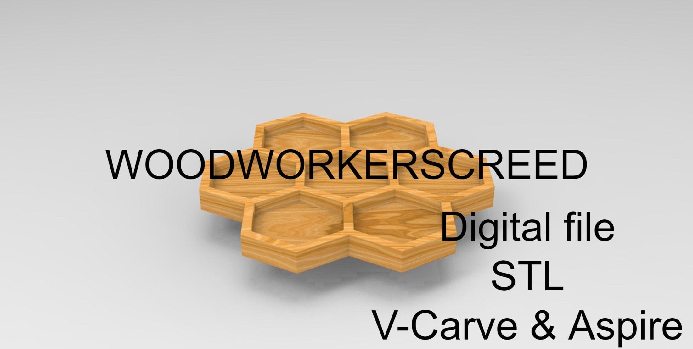 Honeycomb Tray Cnc Digital File Vectric Vcarve and Aspire Now. DXF,STL ...