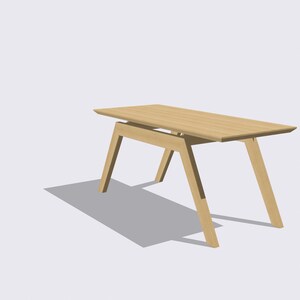 Mid Century Modern Coffee Table Leg Template Inkluding Blueprints in ...