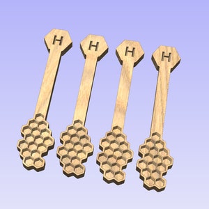 Honey Dipper Digital File Cnc Cut File ,DXF,EPS;PDF ,vectric Aspire and ...