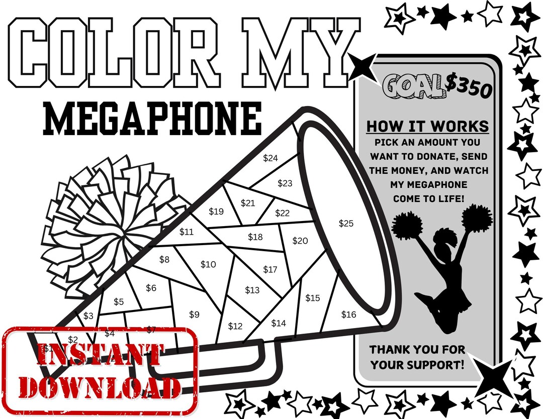 COLOR MY MEGAPHONE - Etsy