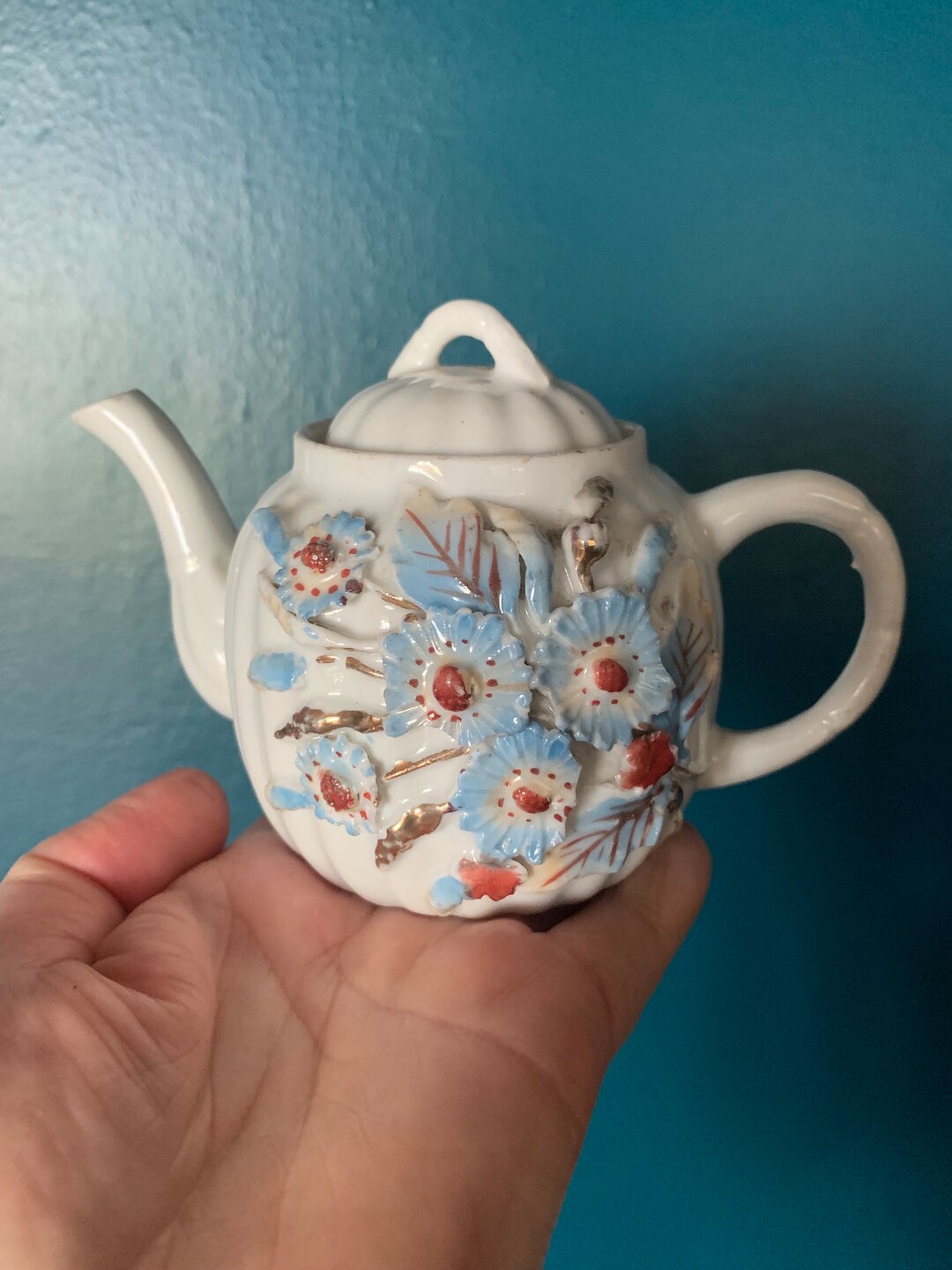 Vintage Miniature Teapot, Floral Tea for One, Made in Germany - Etsy UK