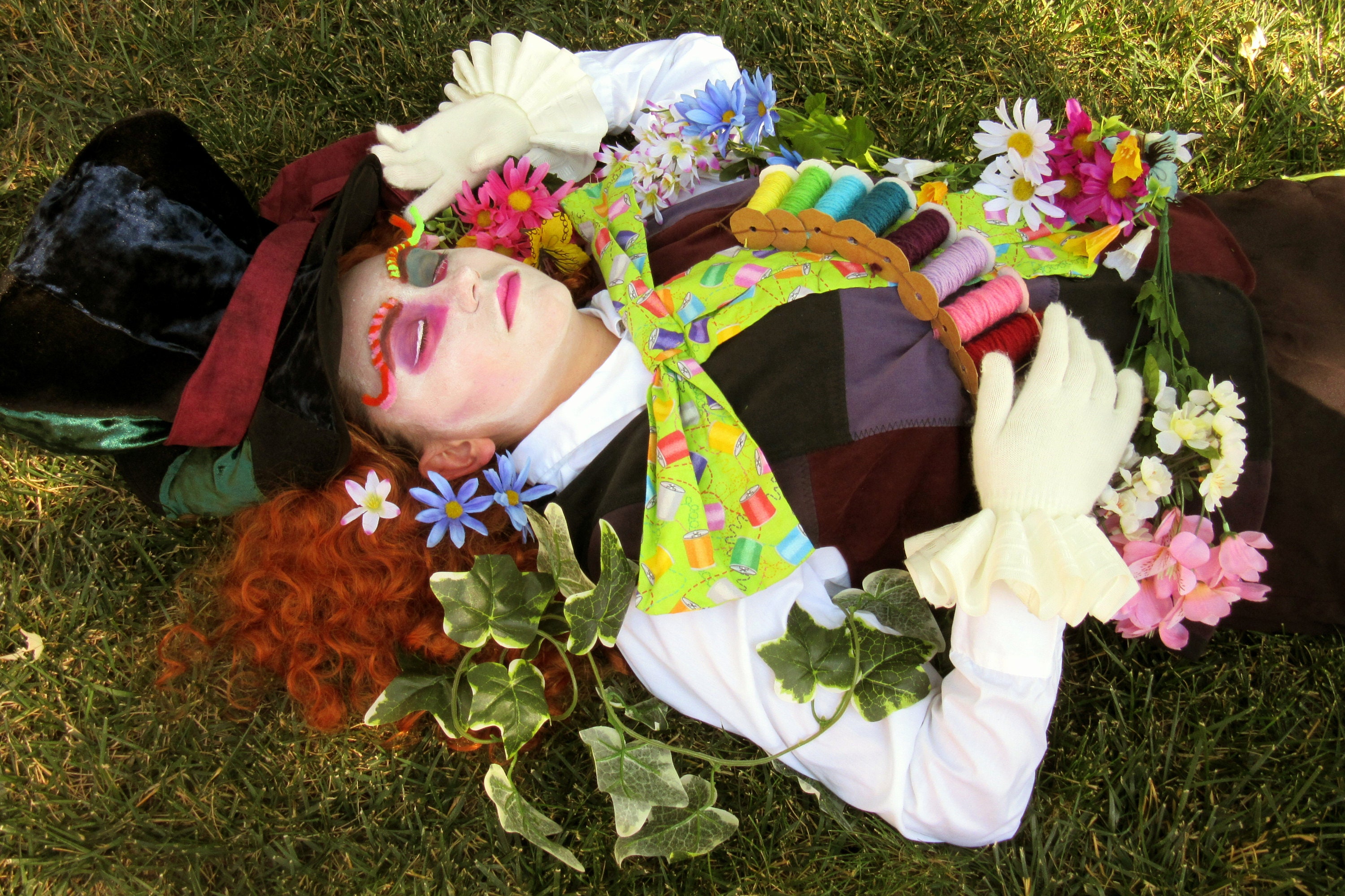Mad Hatter Hat Upholstery Foam Base and Stretch Velvet Fabric, Tim ...