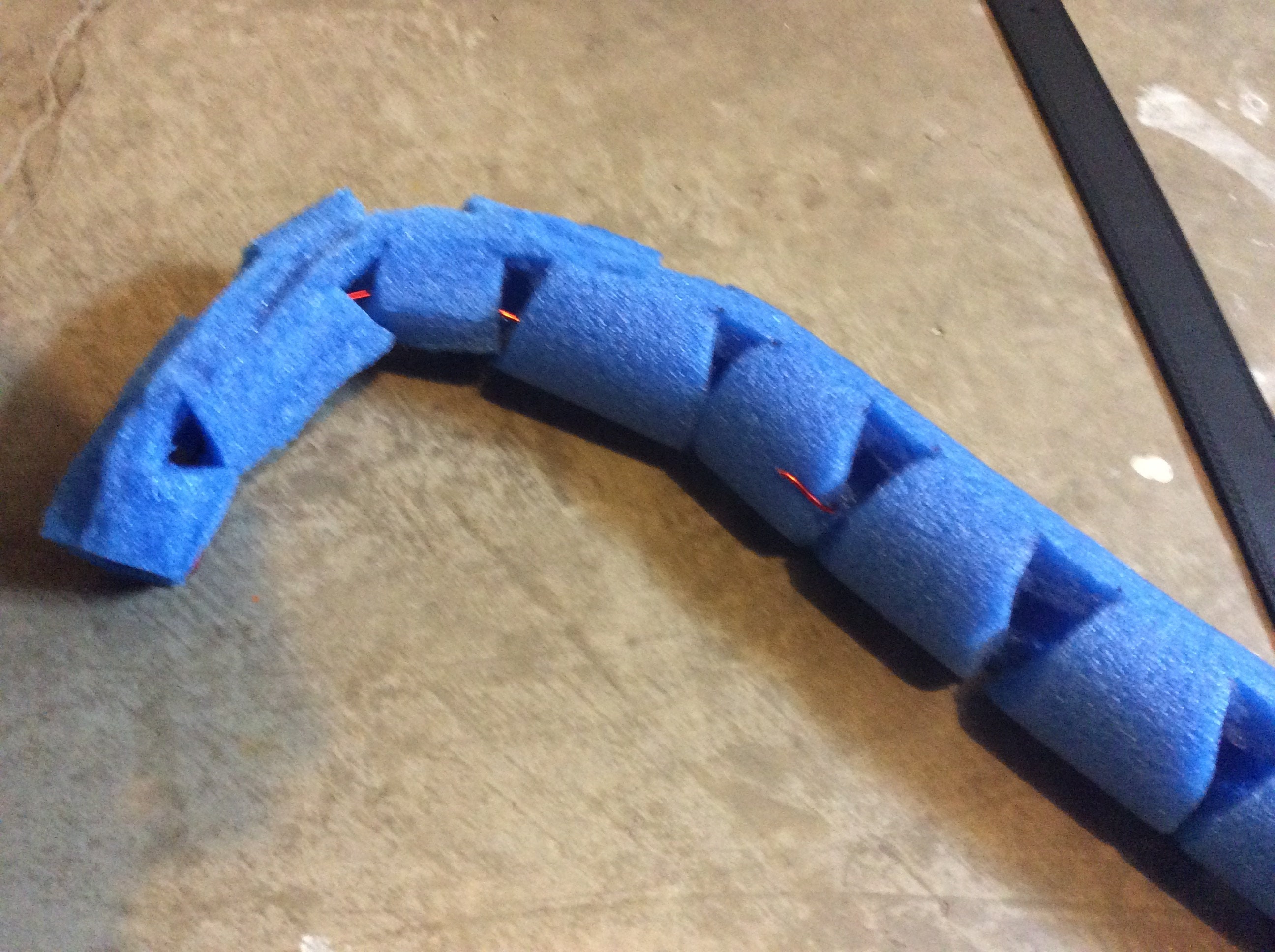 Fursuit Tail Pool Noodle Foam Core fur NOT Included, Custom & Handmade ...