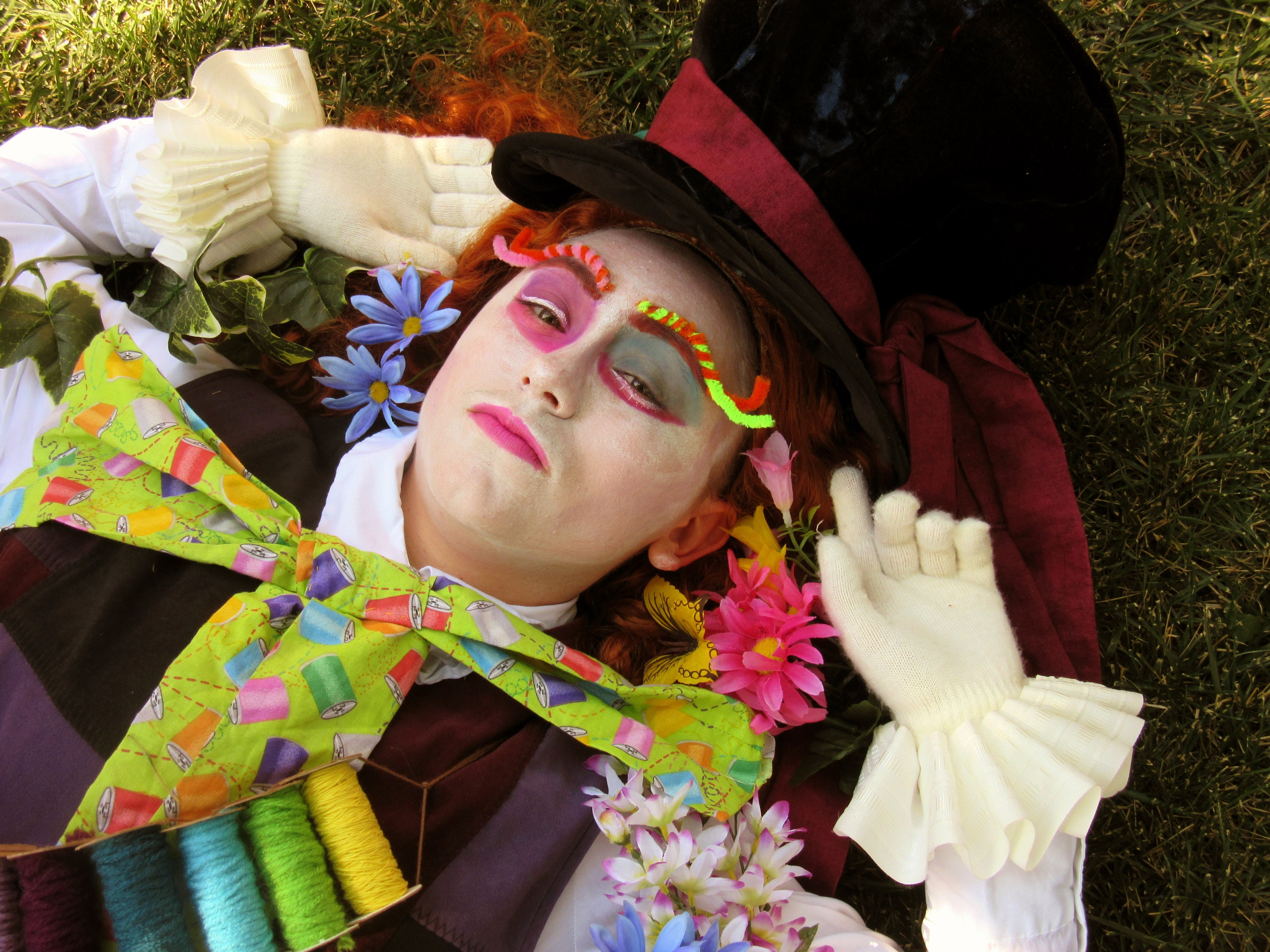 Mad Hatter Hat Upholstery Foam Base and Stretch Velvet Fabric, Tim ...