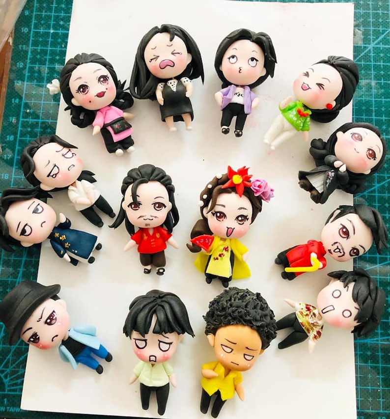 Custom Clay Figure Custom Anime Figurines Character Handmade - Etsy