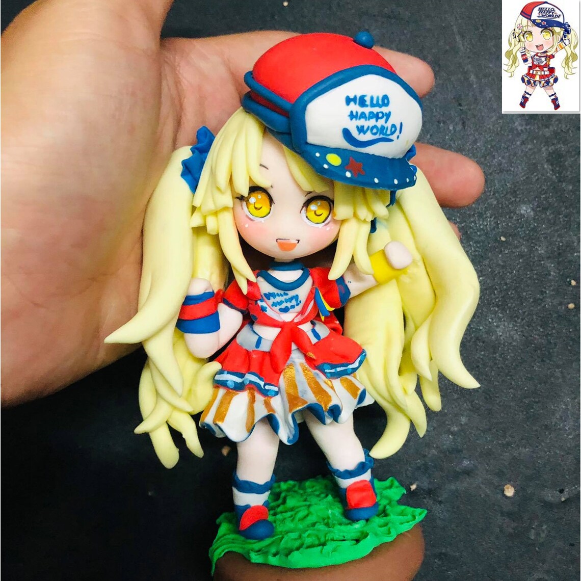 Custom Clay Figure Custom Anime Figurines Character Handmade - Etsy