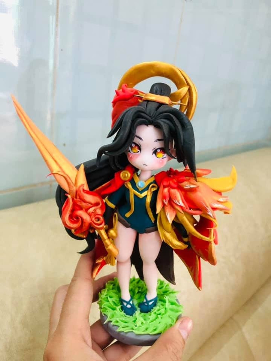 Custom Clay Figure, Custom Anime Figurines, Character Handmade Figures ...
