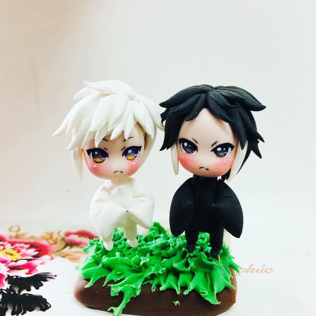 Custom Clay Figure, Custom Anime Figurines, Character Handmade Figures ...