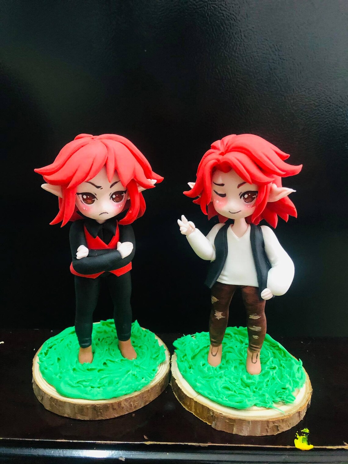 Custom Clay Figure Custom Anime Figurines Character Handmade - Etsy