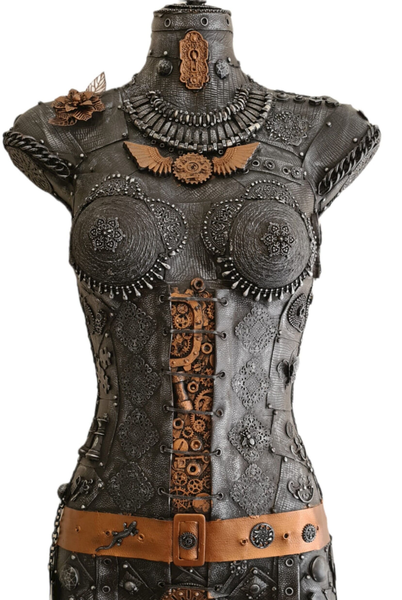 Steampunk Mannequin mixed Media Mannequin Steampunk Assemblage ...