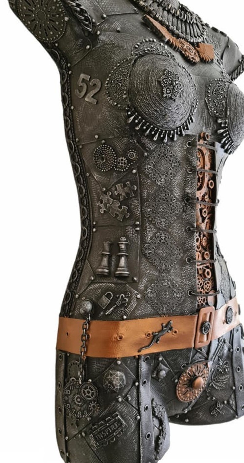 Steampunk Mannequin mixed Media Mannequin Steampunk Assemblage ...