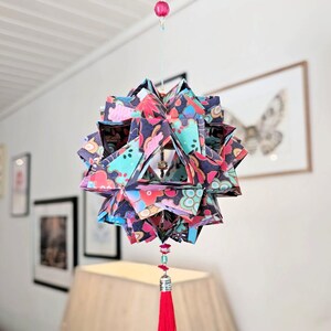 Origami Charm Hanging Ornament - Etsy