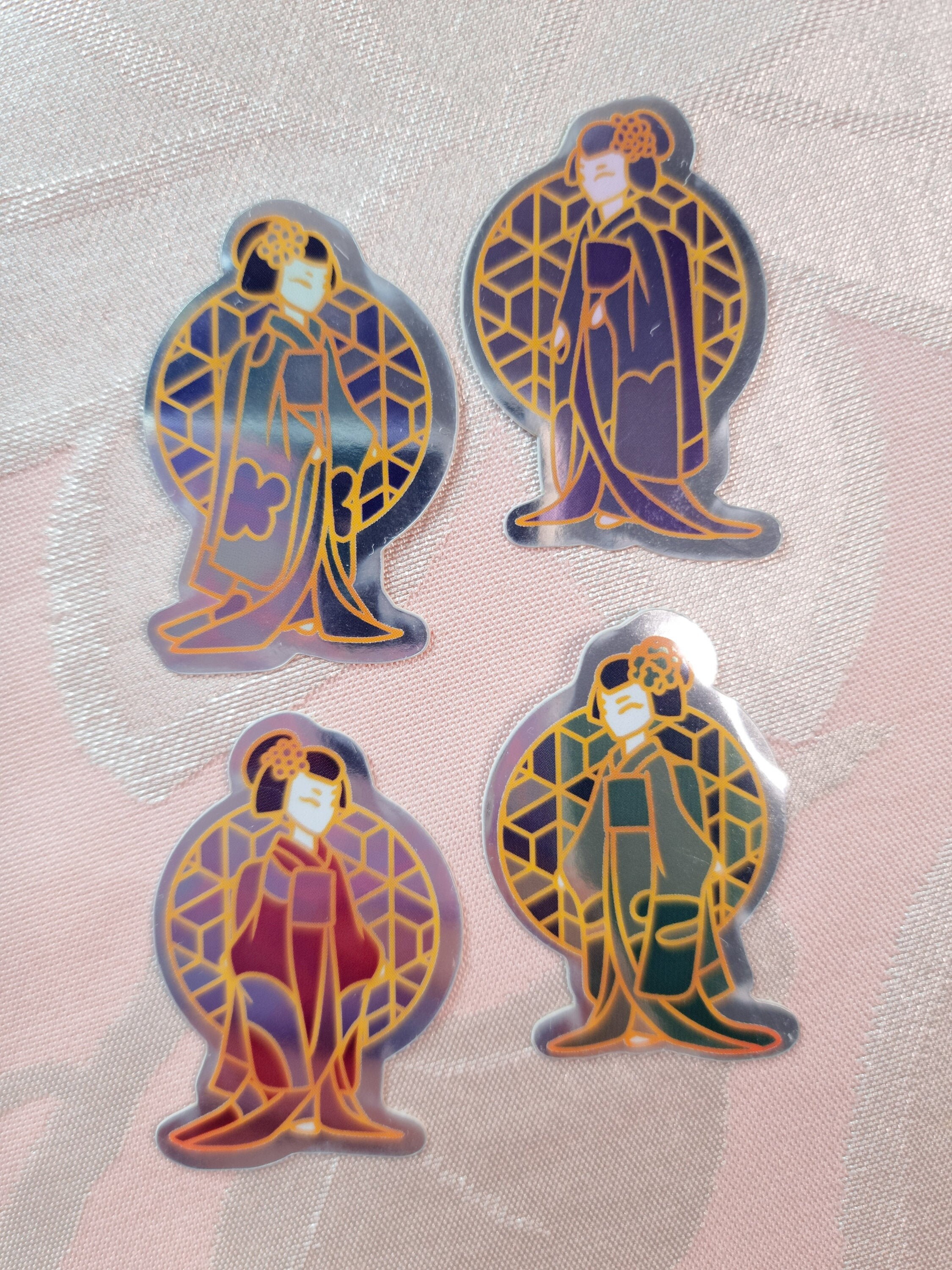 Shiny Geisha Stickers - Etsy