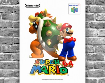 Mario 64 Poster - Etsy