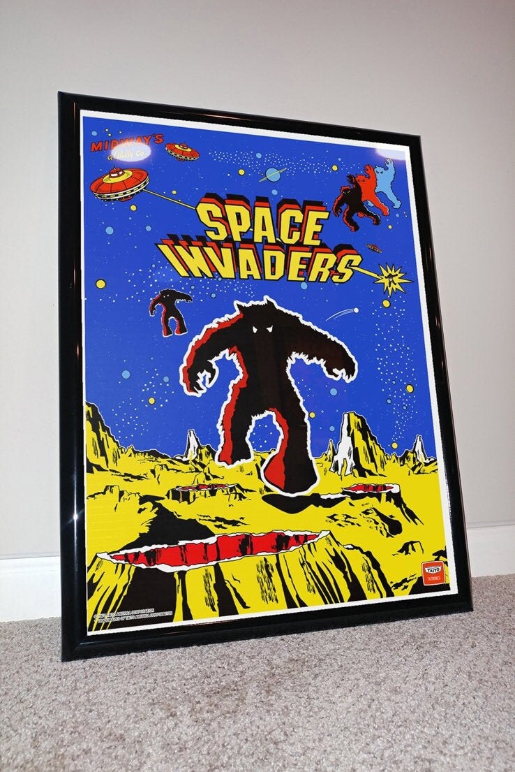 Space Invaders 1978 Reimagined Arcade Cabinet Artwork - Etsy