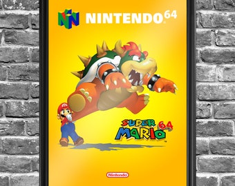 Mario 64 Poster - Etsy
