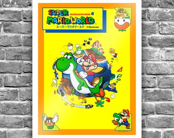 Super Mario World 1990 - Etsy
