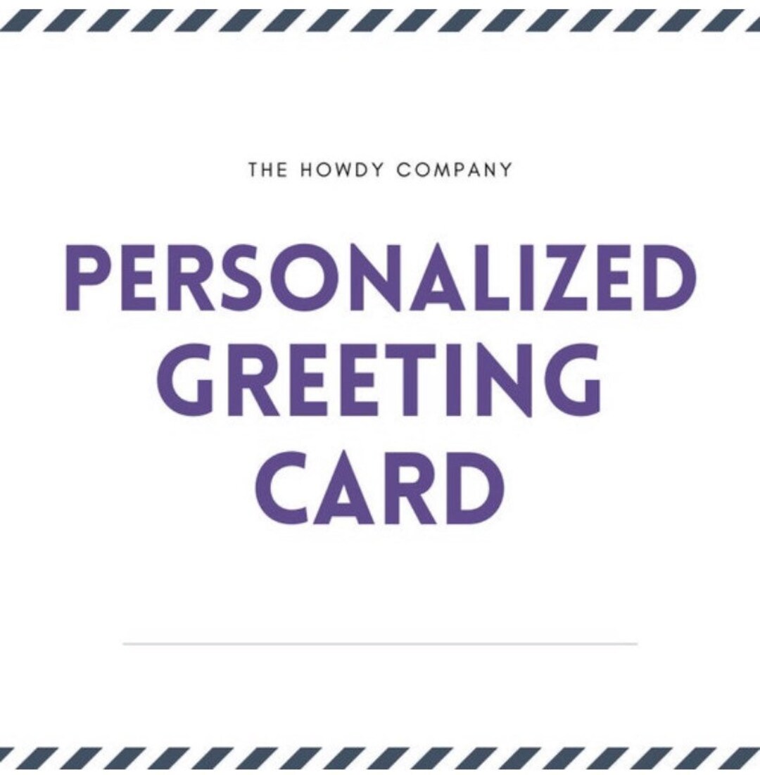 Custom Birthday Card With Call Outs, Hand-drawn - Etsy
