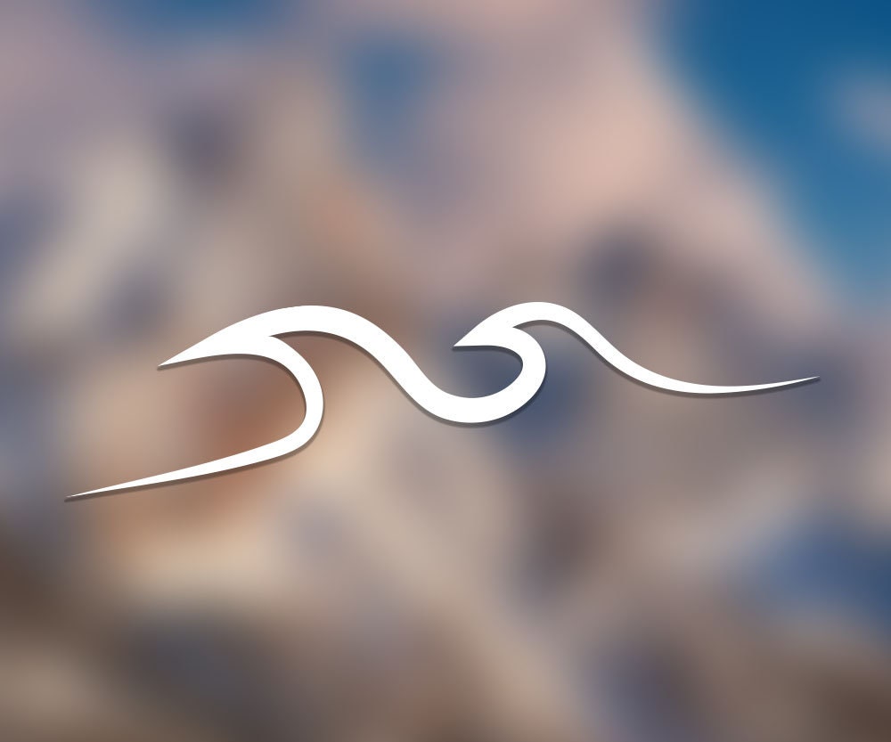 Wave Decal Vinyl Cut | Etsy