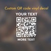 QR Code Vinyl Decal, Shop Windows, Doors, Car Windows, Pay According to ...
