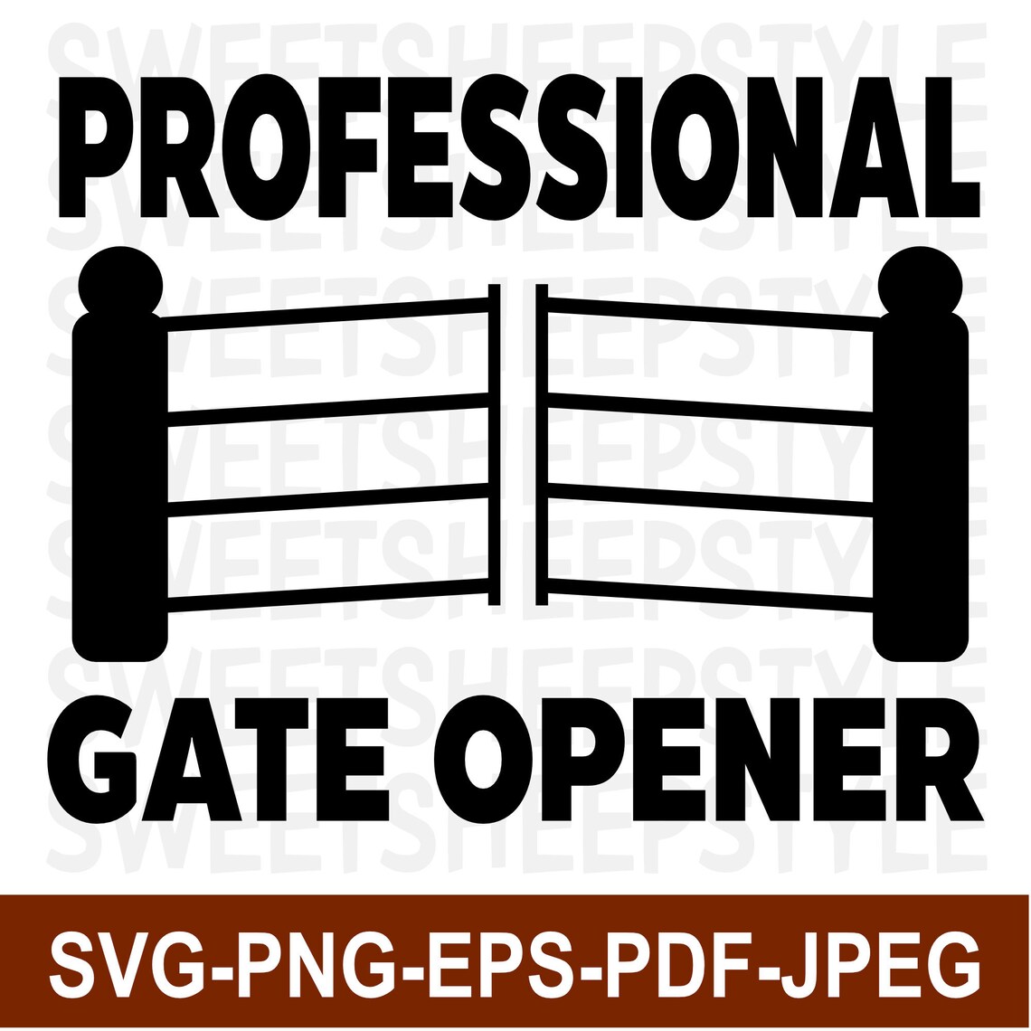 Professional Gate Opener SVG House Door Security Security - Etsy