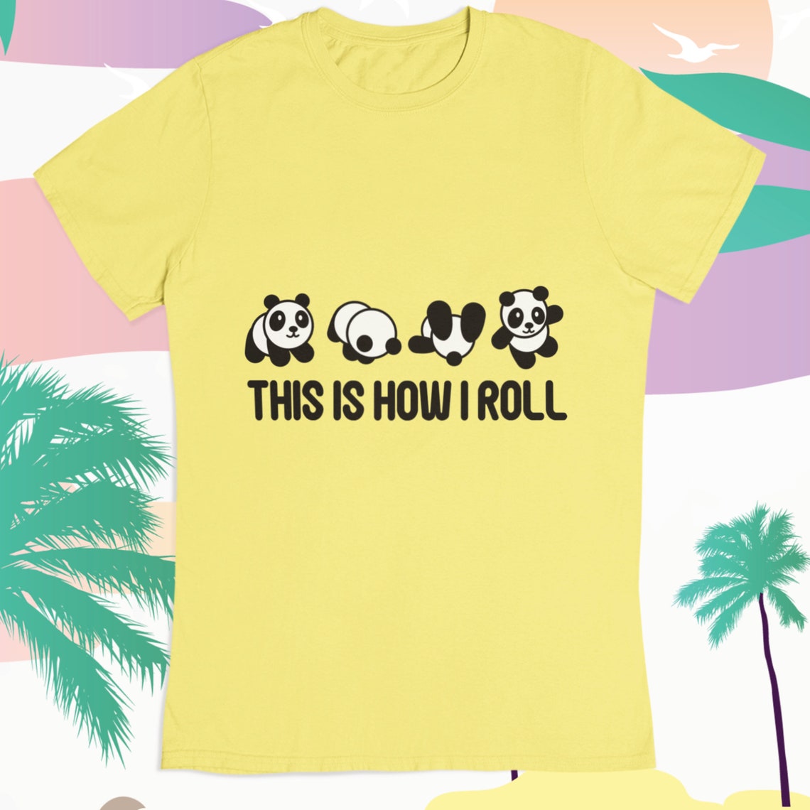 Panda Svg, This is How I Roll SVG, Cute Cartoon Panda Svg, Panda Lover ...