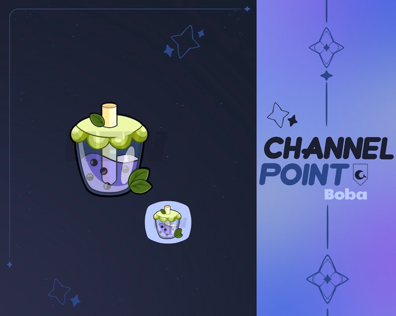 Cute Japanese Boba Twitch Channel Point / Twitch Emote / Boba / Dango / Tea / Mochi / Matcha ...