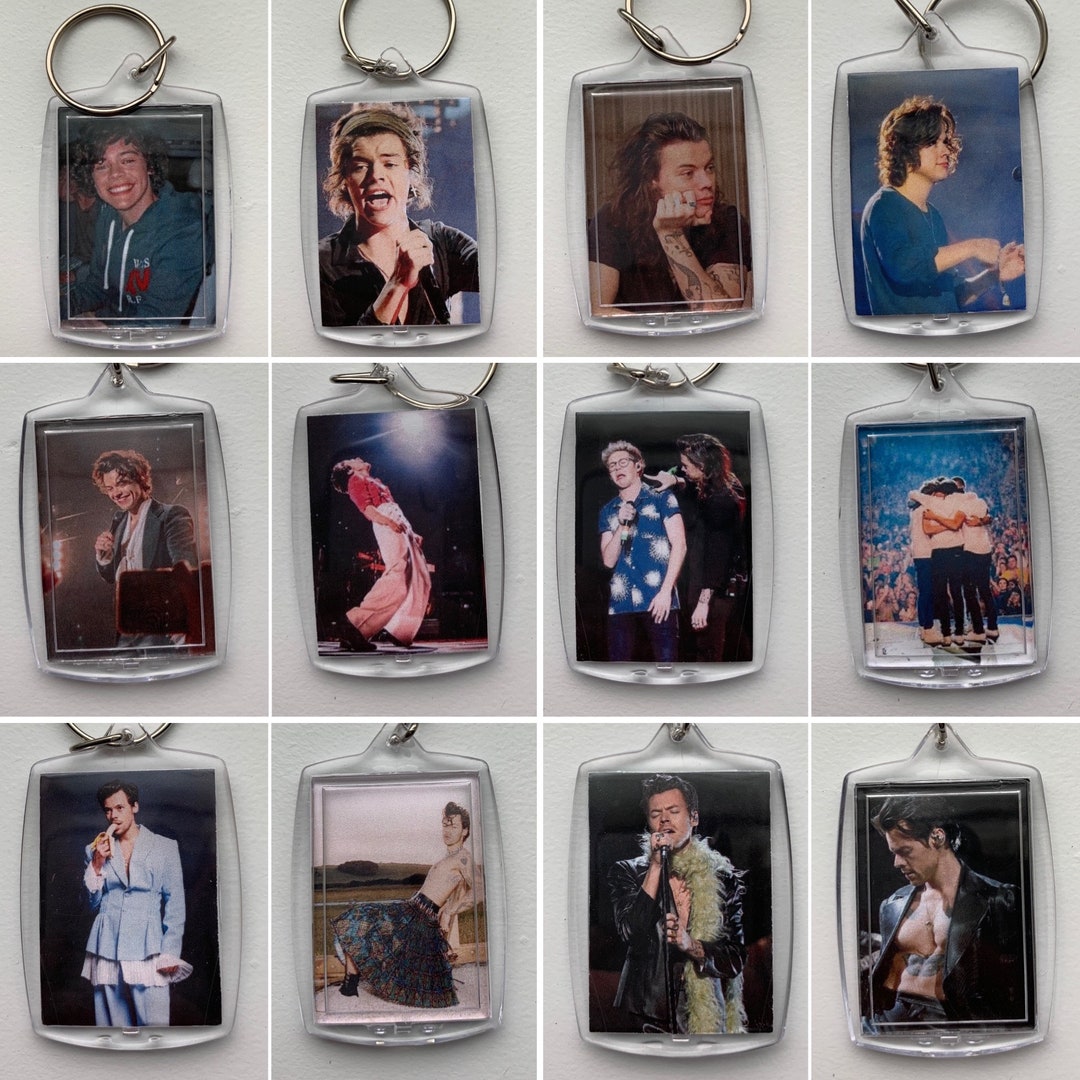 Harry Styles and One Direction Double Sided Key Chains, 4 by 5.5 Cm - Etsy