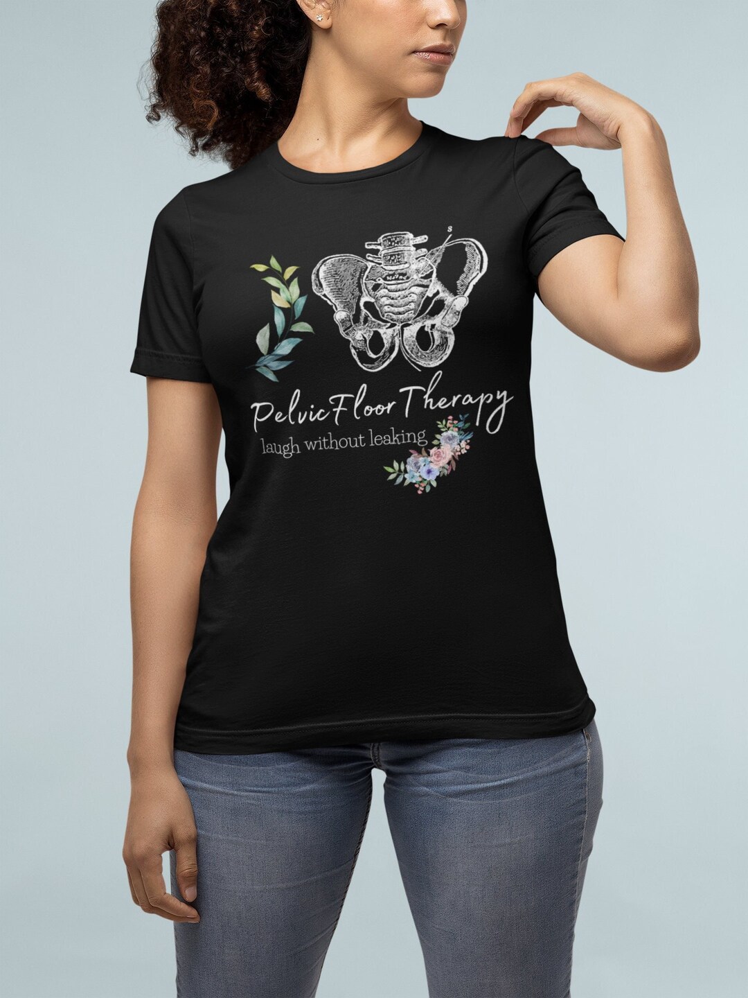 Pelvic Floor Therapist Gift, Pelvic Health Humor, Laugh Without Leaking ...