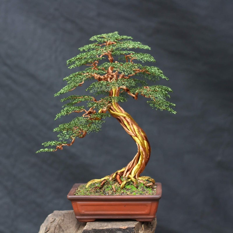 Wire Bonsai Tree - Etsy