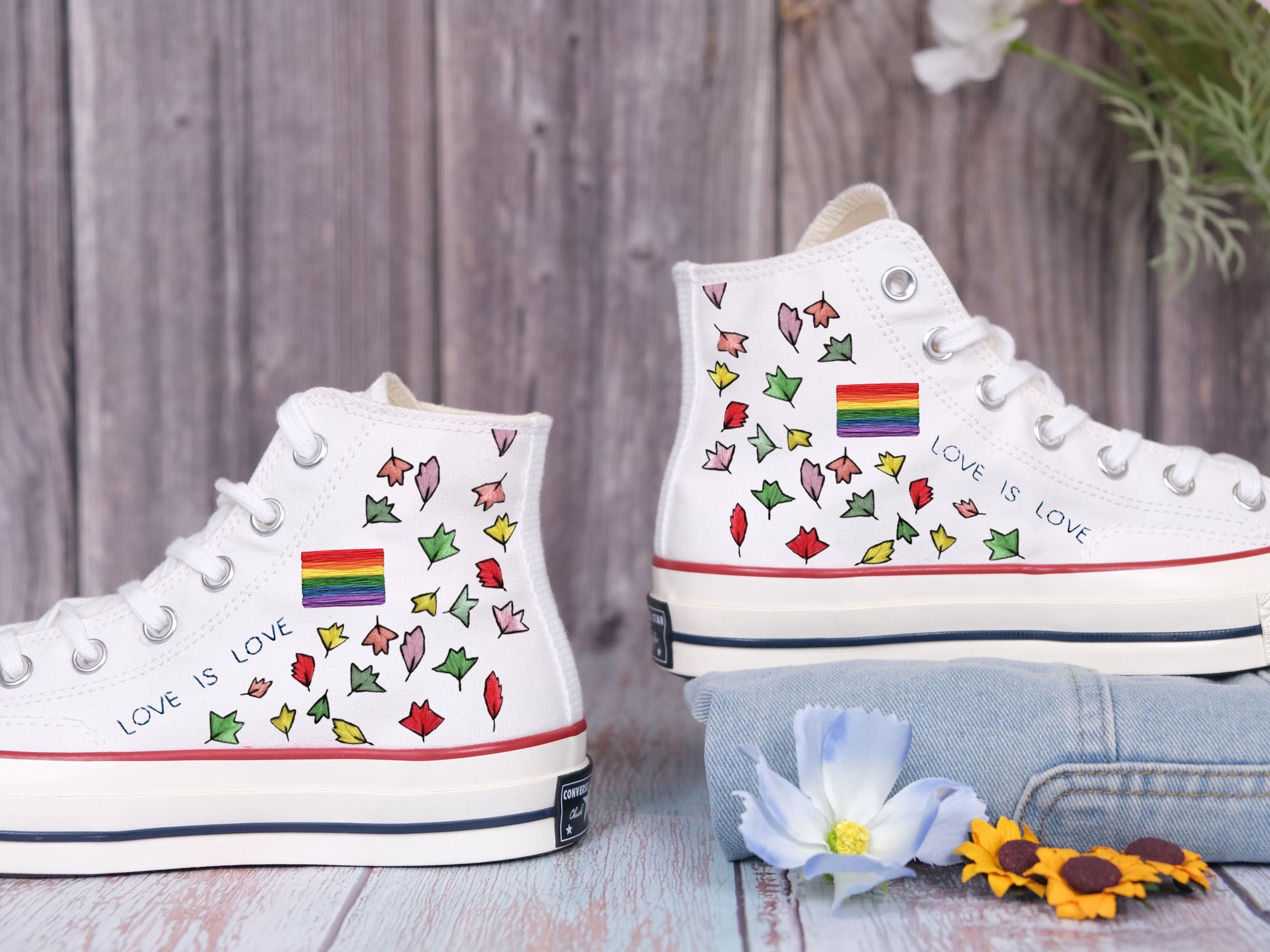 Heartstopper Converse, Bookish Inspired Converse, Nick & Charlie ...