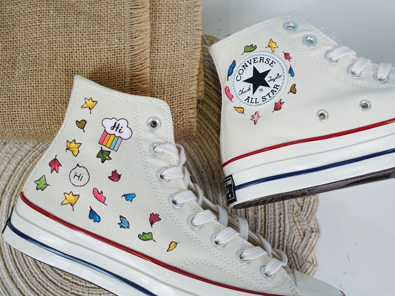 Heartstopper Converse, Bookish Inspired Converse, Nick & Charlie ...
