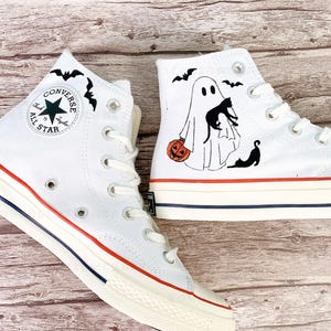 Custom Painted Converse, Chuck Taylor Converse Painted Halloween Shoes ...