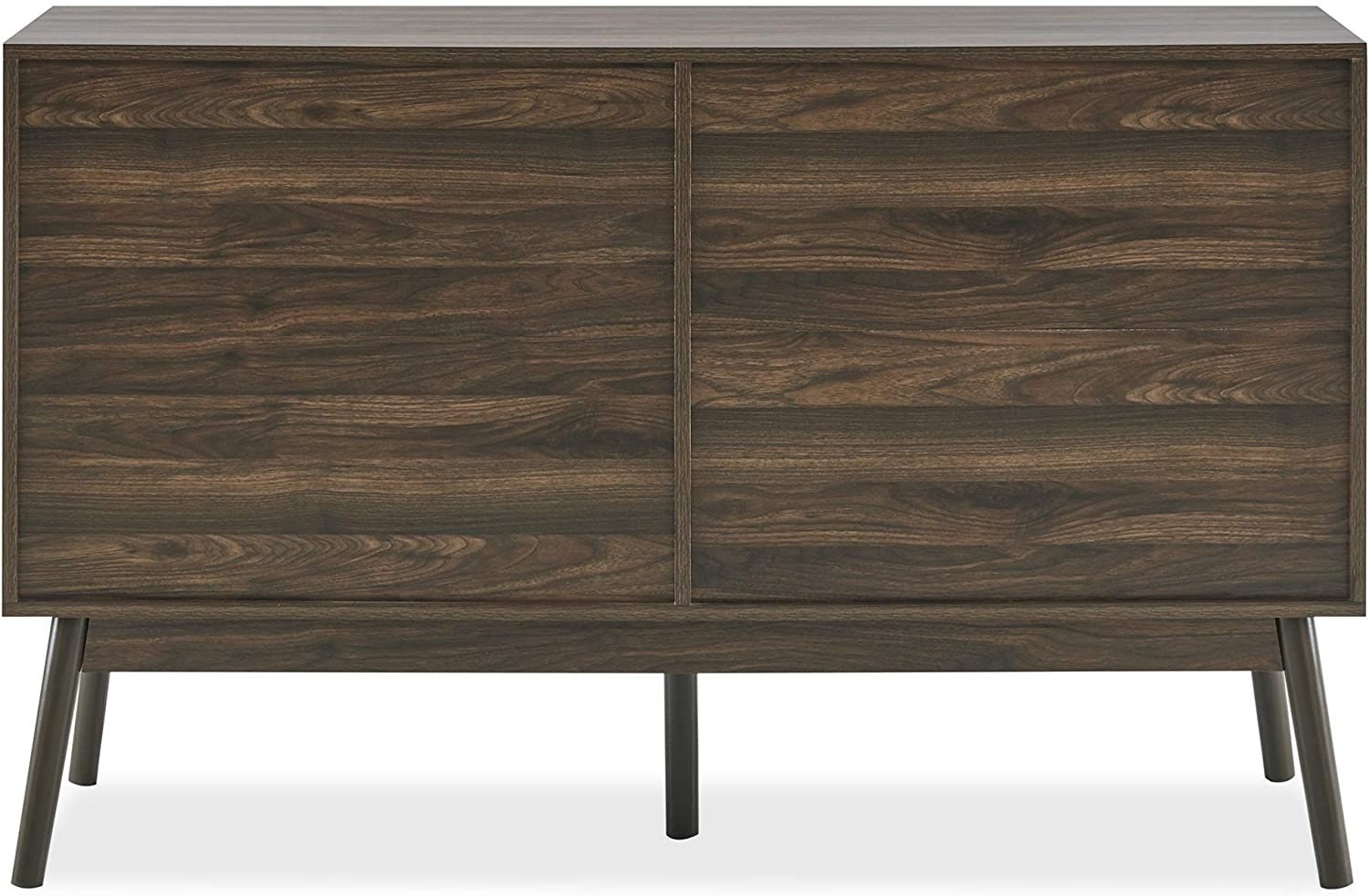 Mid Century Modern Buffet Storage Table 52" Dark Walnut Dining ...