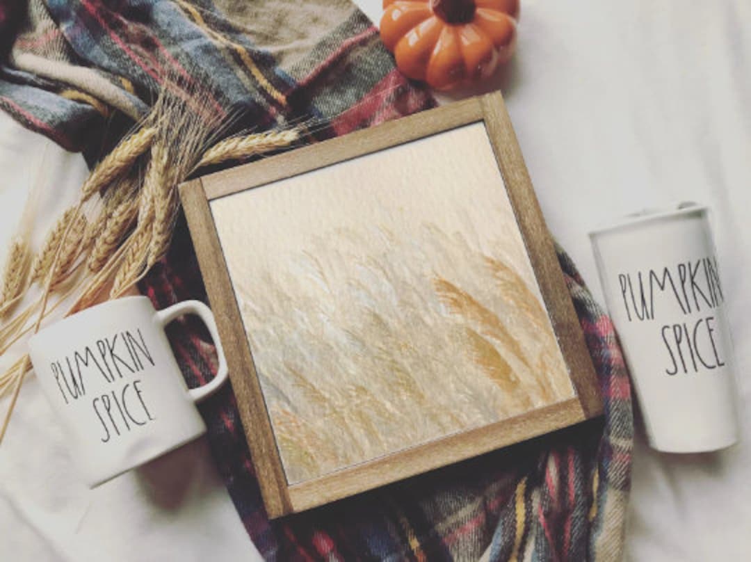 Fall Decor Watercolor Painting Aesthetic Poster Autumn Decor Cozy Home ...