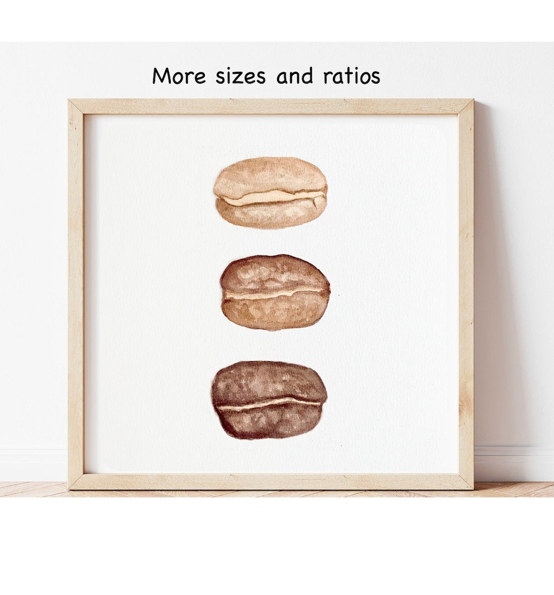 Coffee Beans Art Print Coffee Printable Poster Coffee Bean | Etsy