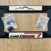 Land Cruiser License Plate Frame: Retro Stripes, Mountain Off-road ...