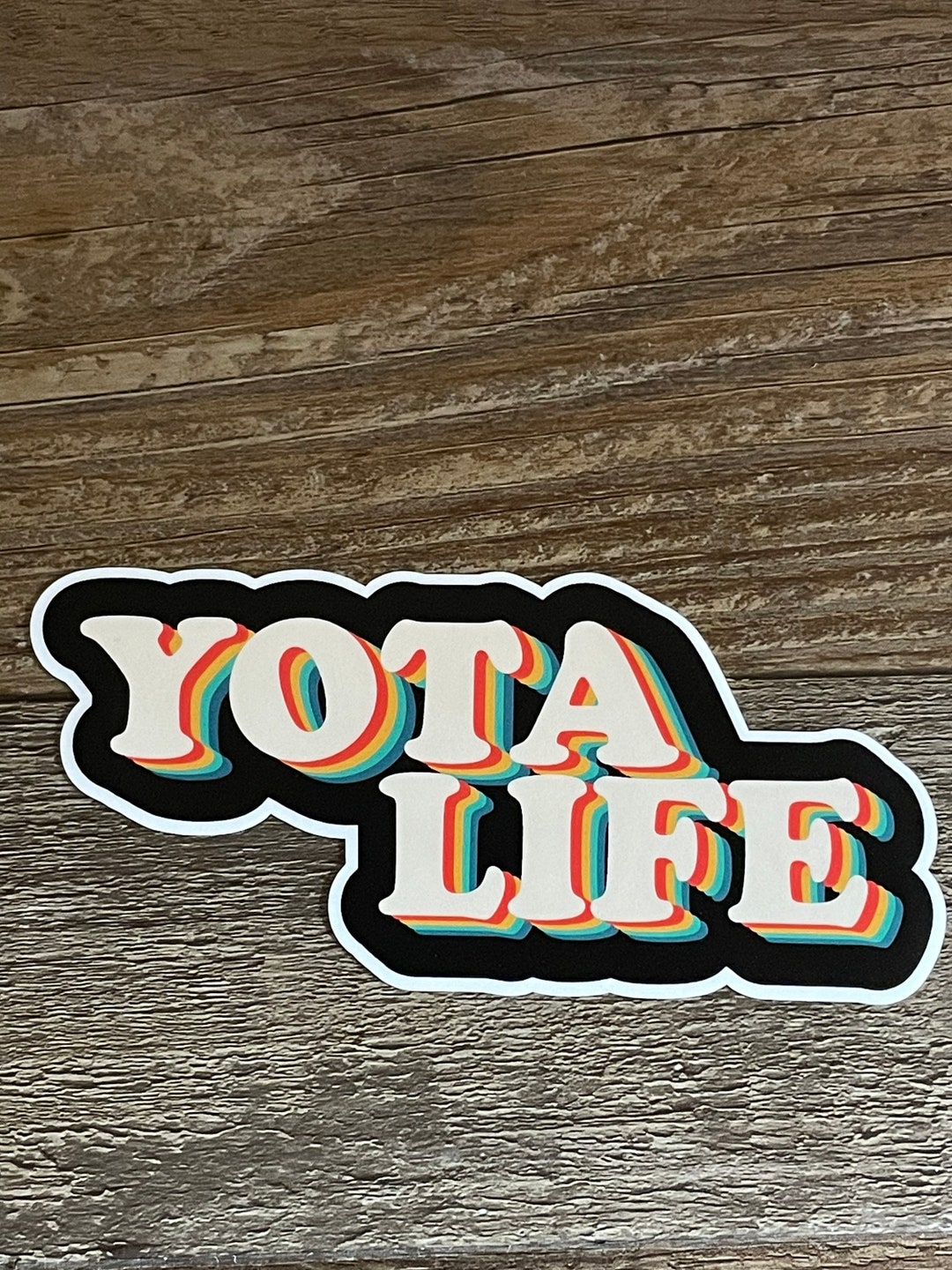 Groovy Yota Life Truck Decal Sticker - Etsy