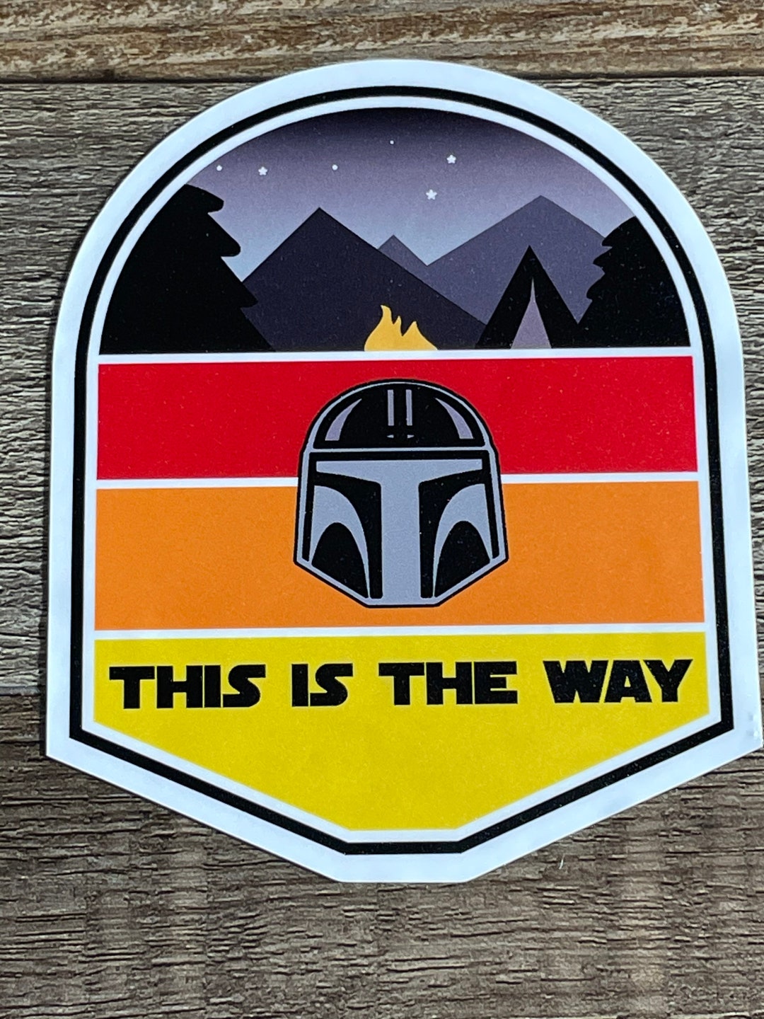 Camping 'this is the Way' Toyota Colors Sticker - 4runner, Tacoma ...