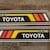Toyota Retro Vintage Decal Sticker Round 4 Inch 3 Stripe - Etsy
